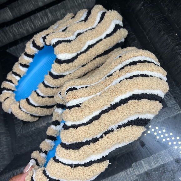 Shoes | Custom Crocsclogs Smoresyarn Crocs White Black Tansz 78 W ...